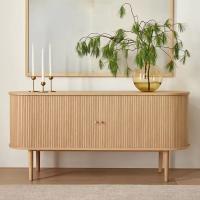 China Mid Modern Media Console, TV Stand Cabinet Center Table with Storage in Living Room for sale