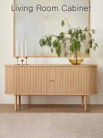 China Mid Modern Media Console, TV Stand Cabinet Center Table with Storage in Living Room for sale