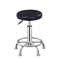 China Beauty Stool Lift Bar Rotating Chair Manicure Barbershop Hotel Home Round Black/Red/Brown Salon Hair Makeup Pulley for sale