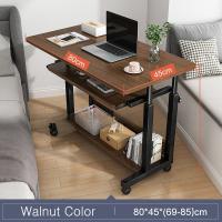 China Over Bed Table Adjustable Height Portable Desk Laptop Home Office Computer Workstation for Reading Eating for sale