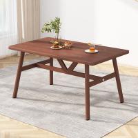 China Recycled pine Dinning Table Set with Chairs for Family, Wooden Kitchen Room Dining in Small Apartment Solid Wood Comedor for sale