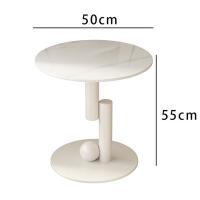 China Nordic Coffee Tables Living Room Furniture Sofa Side Center Light Luxury Balcony Round Metal for Kitchen for sale