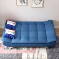 China Sofa Dual-purpose Modern Simple Living Room Couch Bedroom Small Apartment Three-person Fabric Bed for sale