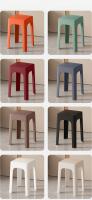 China Modern Outdoor Stool Bathroom Living Room Stackable Chair Nordic Hallway Entrance Home Furniture Bar Classroom s Set for sale