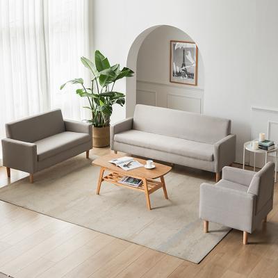 China Wooden Frame Modern Design Sofa and Armchair for 3 Seater in Living Room Apartment for sale