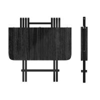 China Folding Dining Wooden Table Rectangle Recycled Pine Drop Leaf in Kitchen Simple Dinner Platform with Chairs for sale