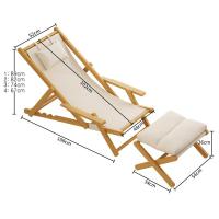 China Outdoor Furniture Beach Chair Foldable Recliner for Sunbathing Picnic Camping for sale