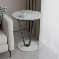 China Mail Packing Y Living Room Furniture Corner Table Sofa Side Rack for Light Luxury Minimalist Round Rock Plate Coffee for sale