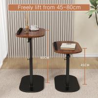 China Foldable Coffee Table Mobile Laptop Flip Desk End for Simple and Practical Bedside or Sofa Side for sale
