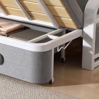China Apartment Folding Sofa Bed with Armrest Simple Couch Storage Space Heavy Duty for sale