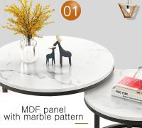 China Specific CONSOLE TABLE Set of 2 Minimalist Wooden Side End Table for Small Spaces Living Room Balcony Office for sale