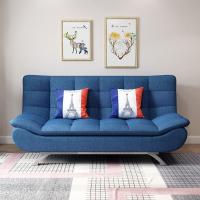 China Convertible Love Seat Sofa Bed Double Futon Convertible Folding Couch Pull Out Sleeping 3 Seater with Metal Frame for sale
