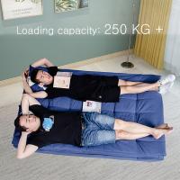 China Convertible Love Seat Sofa Bed Double Futon Convertible Folding Couch Pull Out Sleeping 3 Seater with Metal Frame for sale