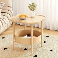 China Side Tables 4-Leaf Clover Shape Coffee Table, Modern Living Room End Sofa Small Corner Storage Rack Home Decoration for sale