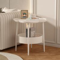 China Side Tables 4-Leaf Clover Shape Coffee Table, Modern Living Room End Sofa Small Corner Storage Rack Home Decoration for sale