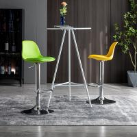 China Adjustable Armrest Bar Stool with Backrest Footrest Modern Kitchen Island Barstool Swivel High Chair Upholstered Cushion for sale