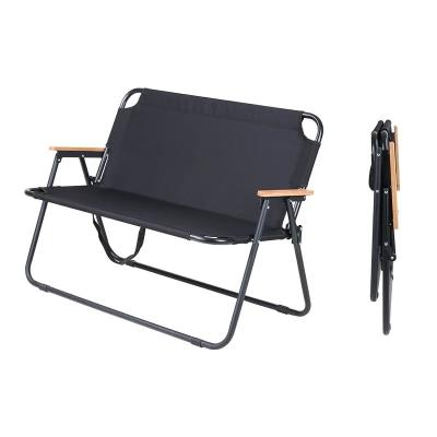 China Outdoor Lightweight Foldable Beach Double Seat Camping Chair Folding Picnic Fish High Quality for sale