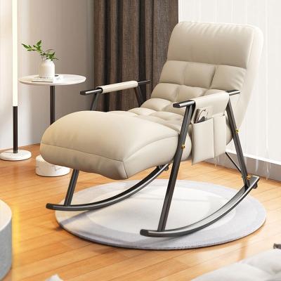 China Steel Frame Lying Chair for Comfortable Single Person Relaxation in Modern Light Luxury Settings for sale