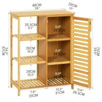 China Bedroom Organizer Cabinet Living Room Cabinet with Shelf Rack Kitchen Bathroom Organizer Doors Narrow Book Storage for sale