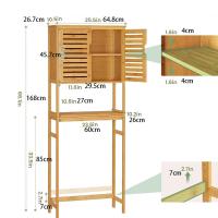 China Adjustable Inside Shelf and Bottom Stabilizer Bar Bathroom Storage Cabinet for Space-Saving Home Office Organization for sale