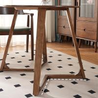 China Round Hot Sale Sample Stable Pedestal Modern Metal Furniture Dining Table With Legs Coffee Rustic Wood Surface for sale