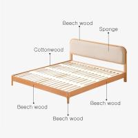 China NO Folded Heavy Duty Solid Wood Apartment Guest Bed for Home Single Portable Nap Sleeper for sale