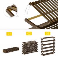 China Effortlessly Store Your Shoes with this Folding Shoe Entryway Storage Rack Home Furniture Hallway Balcony Organizer for sale