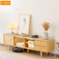 China Living Room Furniture Television Stand Rack Natural Storage Cabinet with Glass Door TV in for sale