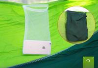 China 1-2 Person Portable Outdoor Camping Hammock with Mosquito Net Strong Fabric Hanging Bed Storage Hunting Sleeping Swing for sale