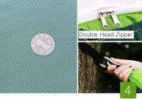China 1-2 Person Portable Outdoor Camping Hammock with Mosquito Net Strong Fabric Hanging Bed Storage Hunting Sleeping Swing for sale