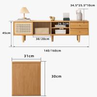 China Specific Bamboo TV Stand Modern Console Living Room Nordic Luxury Portable Universal Display Cabinet Showcase Furniture for sale