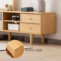 China Specific Bamboo TV Stand Modern Console Living Room Nordic Luxury Portable Universal Display Cabinet Showcase Furniture for sale