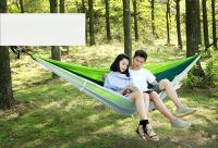 China Fabric Mail Packing Y Two Persons Portable Camping Hammock with Mosquito Net Outdoor Folding Hanging Bed Chairs for Hiking for sale