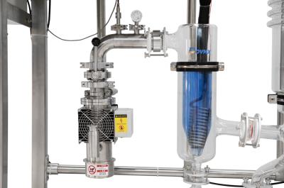 China High Purity Short Path Distillation Plant With Continuous Processing Ultra Thin Film Mechanism for sale