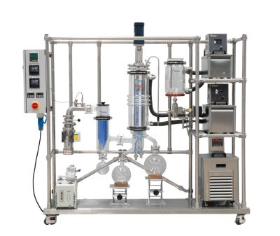 China High Vacuum Wiper Distillation Machine Stainless Steel Wiped Film Distillation System for sale