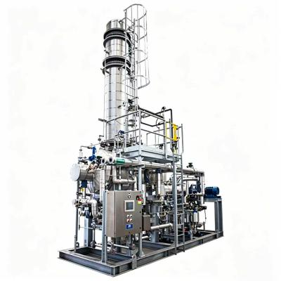 China Sanitary Food Grade Solvent Recovery Systems With Low Temperature Wiped Film Evaporation for sale