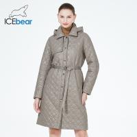 China Beige Mid-Length Spring Coat with Hook Belt - 98-106cm Length, 5 Size Options, Bio-Down Filler for sale