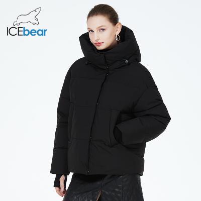 China Women's Windproof Hooded Winter Coat with Adjustable Cuffs 67-75cm Length in 5 Colors for sale