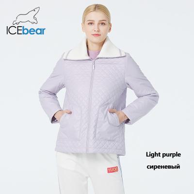 China Lightweight Cotton Women's Jacket with Cinched Waist - 65-71cm Length, 98-114cm Bust, White/Light Purple/Black for sale