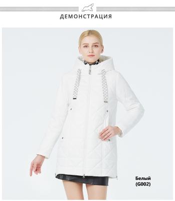 China Women's Demiseason Coat with Symmetrical Button Pockets - Windproof Fabric in 42-50 Size Range for sale