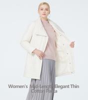 China Icebear 3671 Women's Demiseason Coat - Sizes S/42 to 2XL/50 with Down Filling for Autumn Winter Wear for sale