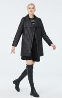 China Women's Demiseason Coat with Belt - Sizes 42-50, 98-114cm Bust, Loose Fit Casual Jacket for sale