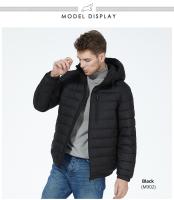 China ICEBERA Men's Winter Coat Size 46-54 with 118cm Bust and 67cm Sleeve Length in Dark Blue for sale