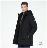 China Parker Style Bio Down Man Coat - 6 Pocket Outdoor Jacket in Sizes 46-54 with Windproof Fabric for sale