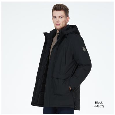 China Parker Style Bio Down Man Coat - 6 Pocket Outdoor Jacket in Sizes 46-54 with Windproof Fabric for sale