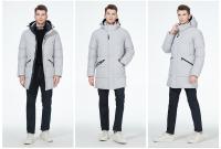 China ICEBERA Size 46-56 Men's Winter Jacket with Polyester Filling - Packable Down Coat for Business Style for sale