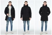 China ICEBERA Bio Down Coat 67-72cm Sleeve Length Regular Fit Winter Parka with Adjustable Hem 122-142cm for sale