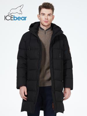 China ICEBERA MWD3479I Men's Winter Coat - 100cm Length Windproof Waterproof Jacket with Multiple Pockets for sale