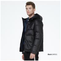 China Windproof Bio Down Men's Coat with Oil-Proof Fabric - Sizes 46-54, 70.5-76.5cm Length for sale