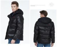 China Bio Down Coat Lightweight Heavy Jacket Men 101-107.6cm Length Size 48-56 Polyester for sale